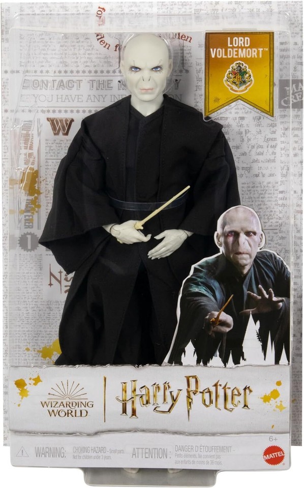 Harry Potter Toys, Lord Voldemort Collectible Doll Wearing Signature ...