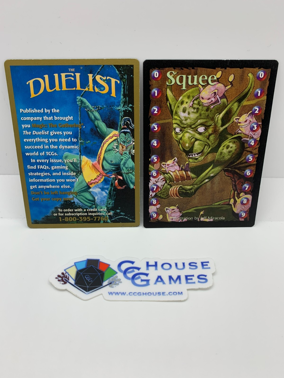 Magic the Gathering - Squee Duelist Life Counter - Set of 2 Cards ...