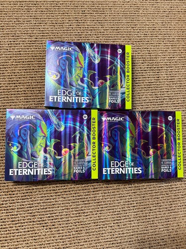 (LOT OF 3) Magic The Gathering Edge Of Eternities Collector Omega ...