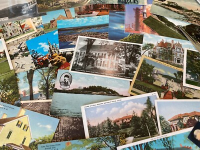 1000 Lot UNUSED Vintage Postcards from around United States 1900s-60s ...