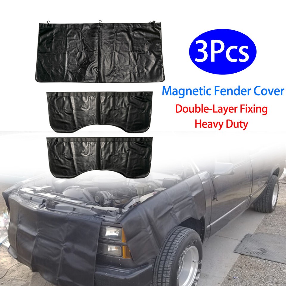 3 Pack Car Mechanic Work Mat Heavy Duty Magnetic Fender Cover Paint ...