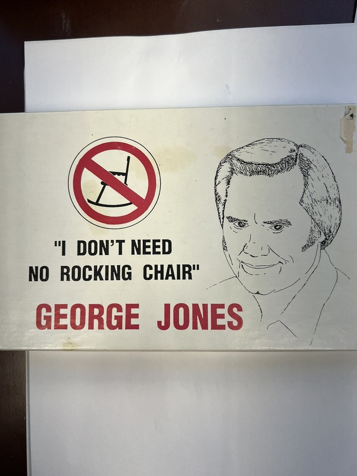 George Jones Knife “I don’t Need No Rocking Chair” Series #058 ...