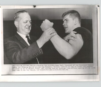 CLEVELAND Indians BASEBALL Pitcher SAM MCDOWELL Vintage 1964 Press ...