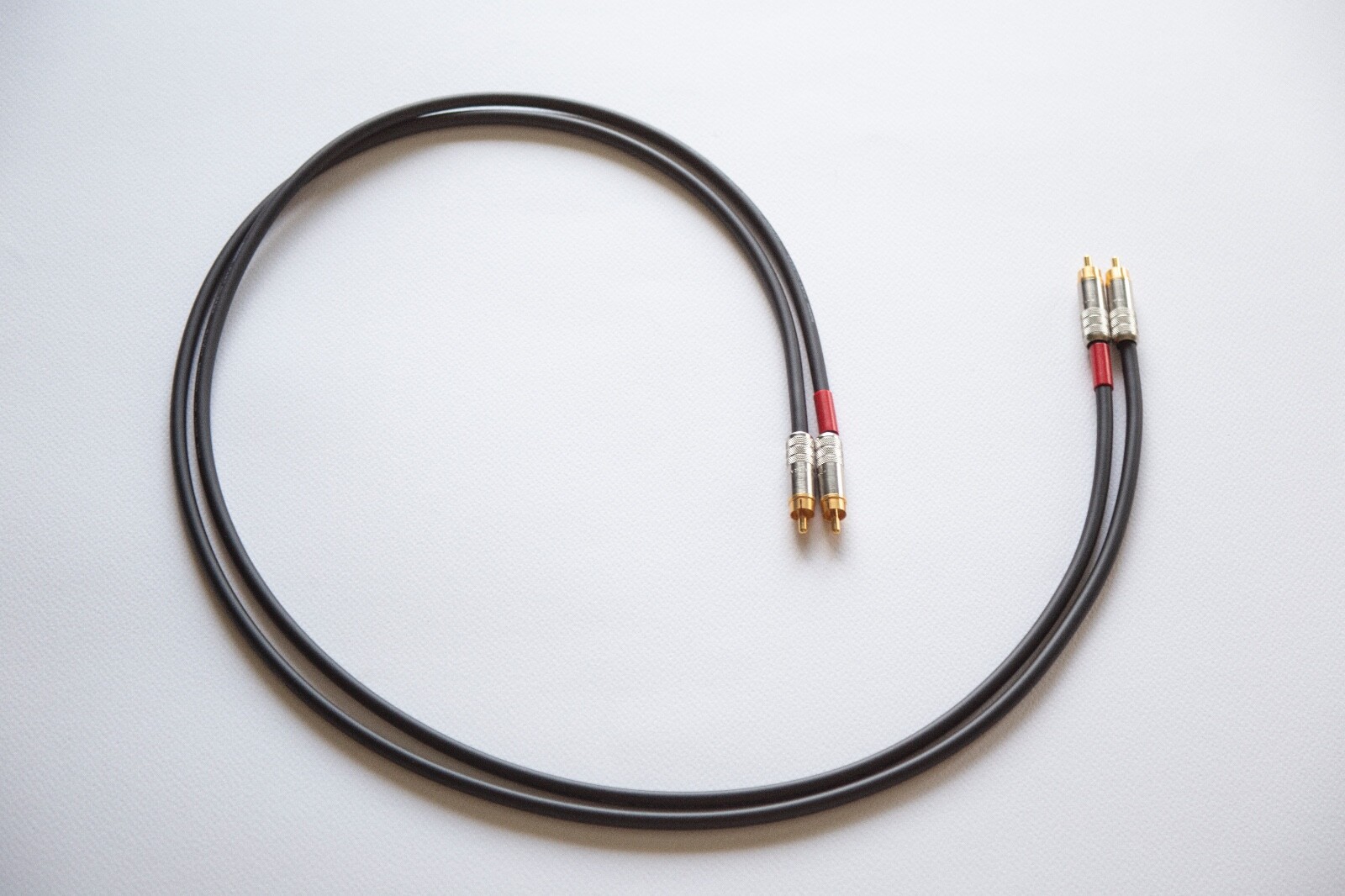 Canare L-2T2S cable w/ Switchcraft RCA plugs, Audiophile Interconnect ...