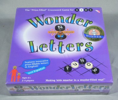 NEW WONDER LETTERS CROSSWORD GAME for KIDS AGES 6+ from WONDERCHESS | eBay