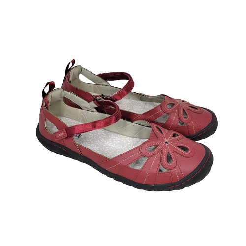 Jambu Shoes Womens 11 M Magnolia Red Comfort Summer Walking Straps Mary ...