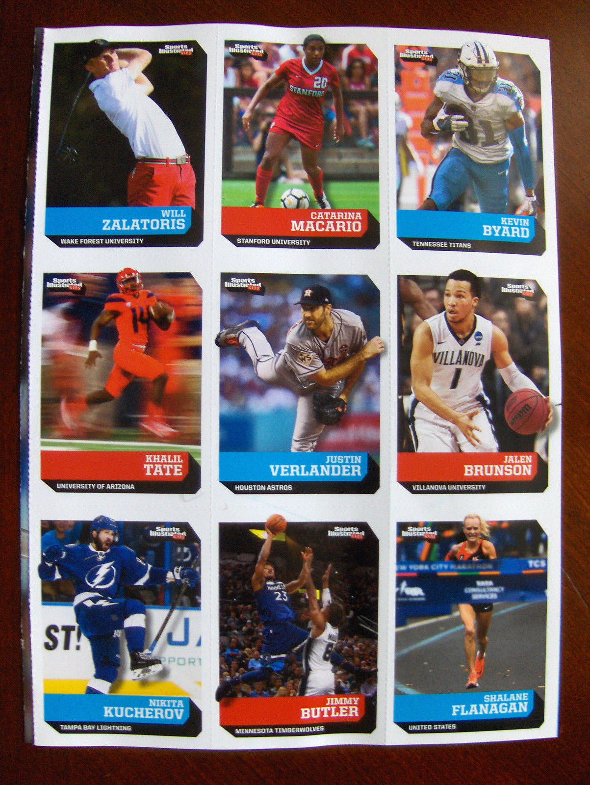 10 ct 90 lot WILL ZALATORIS 2018 Sports Illustrated for Kids SI Rookies ...