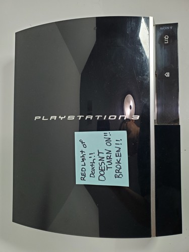 BROKEN Sony Playstation 3 PS3 Fat Console CECHH01 - Repair/Parts ...