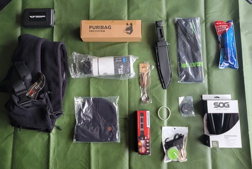 Camping / Survival Gear / Bug Out Bag / Prepper Supplies / EDC 13 Piece ...