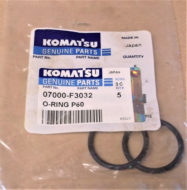 Genuine Komatsu Part P60 O-ring Seal 07000-f3032 for sale online | eBay