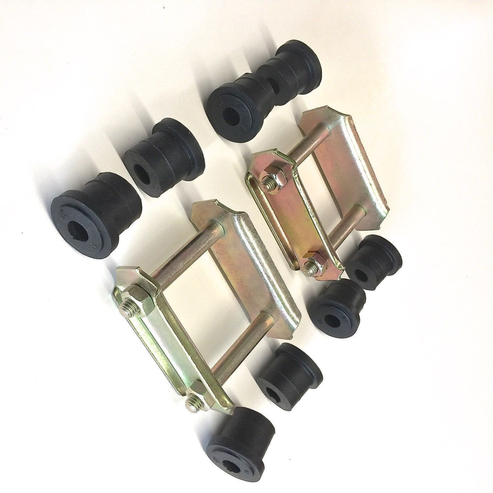 QTY 2 - Leaf Springs Shackles / Bush / Front Or Rear For Suzuki Samurai ...