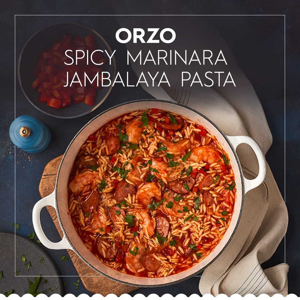 Barilla Orzo Pasta, 16 oz. Box (Pack of )-Non-GMO Made with Durum Wheat ...