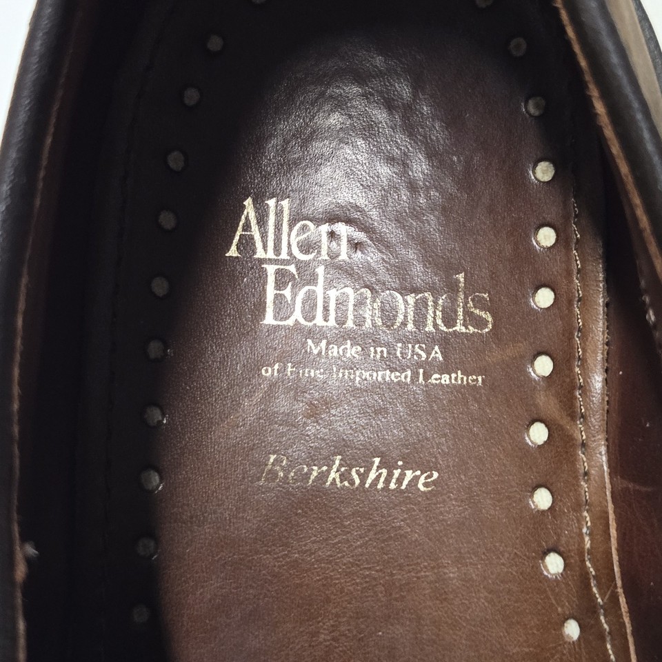 allen edmonds berkshire brown sude leather size 10 E | eBay