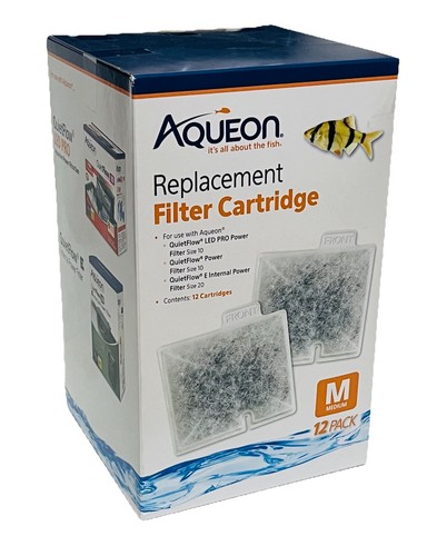 Aqueon Replacement Filter Cartridge - 12 Pk, Medium New ⭐️ | eBay