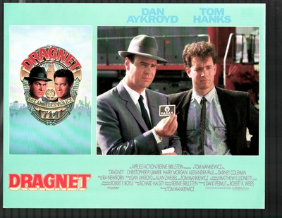 Dragnet 11"x14" Lobby Card Tom Hanks Dan Aykroyd Crime Comedy | eBay