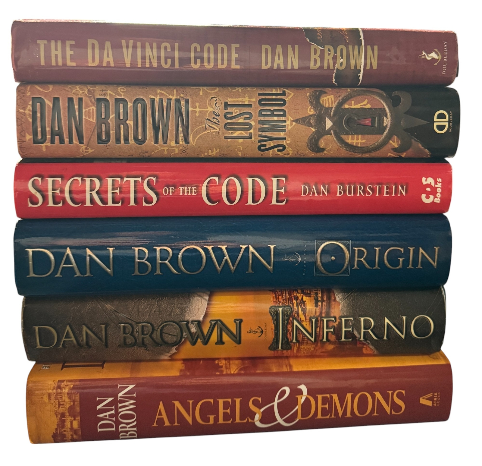 Complete Series Set ROBERT LANGDON 1-5 Dan Brown Lot 6 HB Secrets of Code | eBay