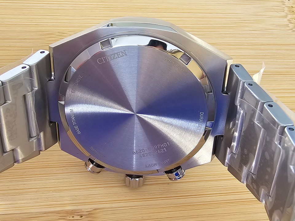 Citizen Super Titanium Sapphire Forza Chronograph White Dial Watch ...