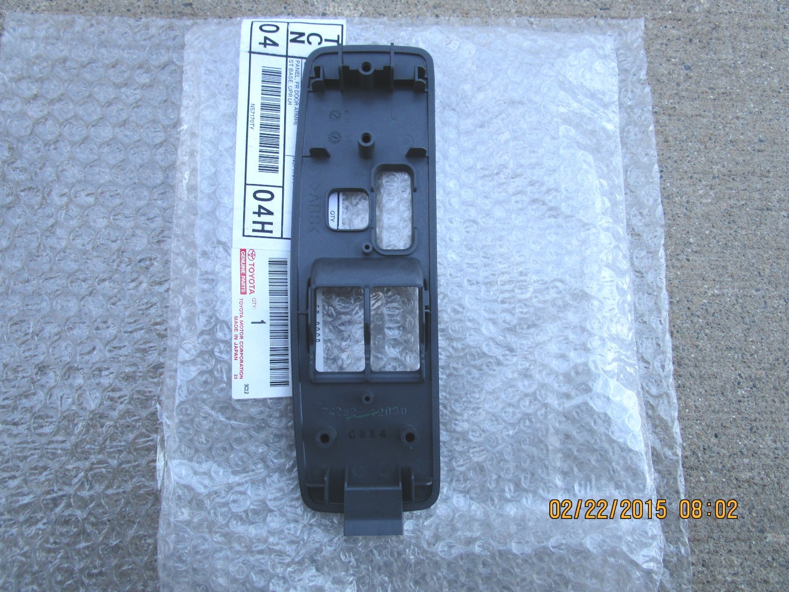 98-00 TOYOTA RAV4 2D SUV MASTER POWER WINDOW SWITCH BEZEL TRIM DARK ...