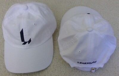 NEW White Baseball Golf Cap Hat - White, Adjustable - Embroidered ...