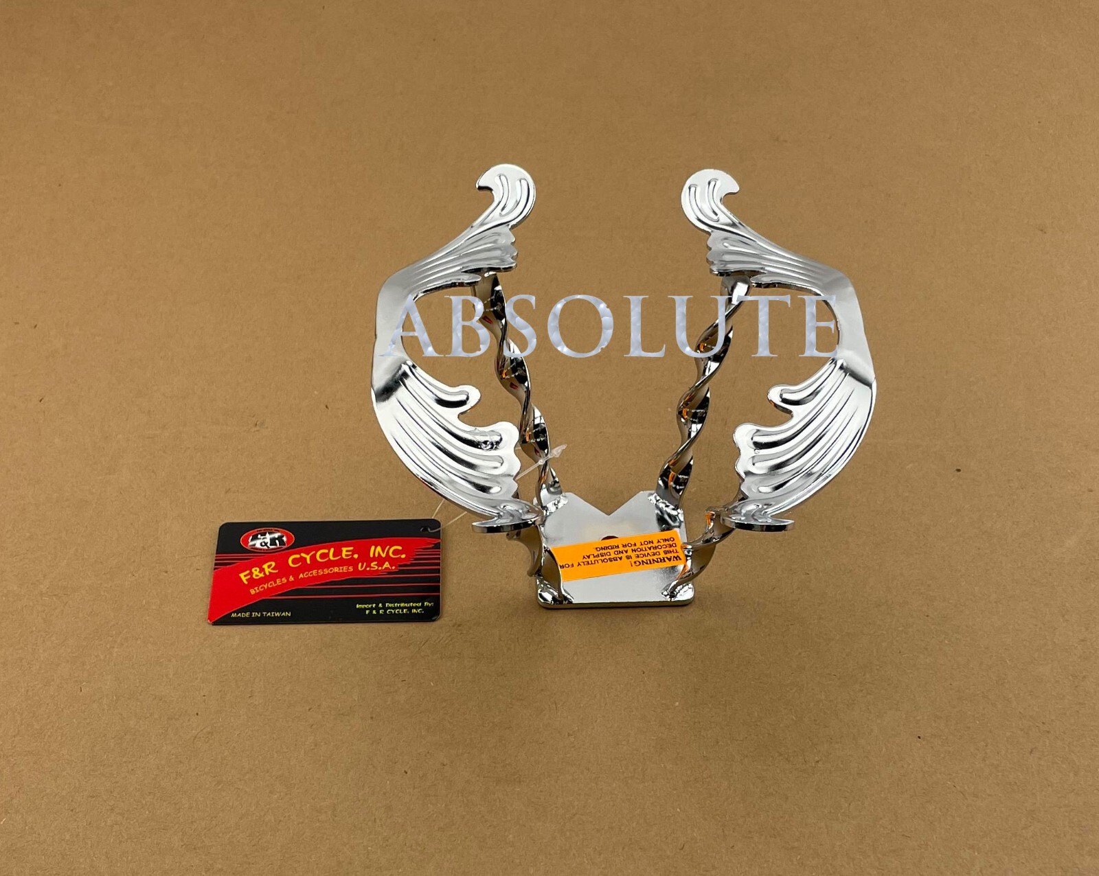 4" LONG VINTAGE LOWRIDER FLAT TWISTED STEEL 3D WING STEERING WHEEL IN ...