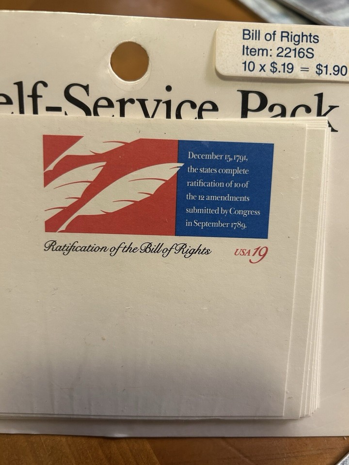 Vintage USPS Bill of Rights Post Office Self Service Labels | eBay