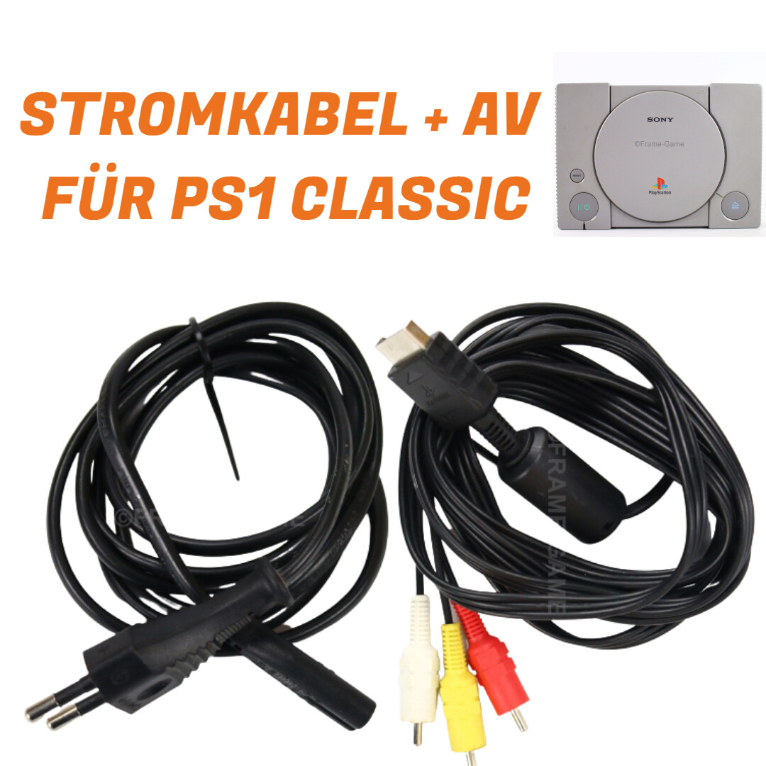 Strom Kabel Anschlusskabel HDMI für Playstation 1 2 3 4 PS1 PS2 PS3 PS4 ...