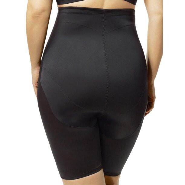 Elila BLACK Leopard High Waist Shaper Short, US Medium | eBay