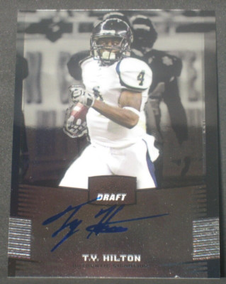 T.Y. Hilton 2012 Leaf Draft Metal Autograph Rookie #TYH FIU ...
