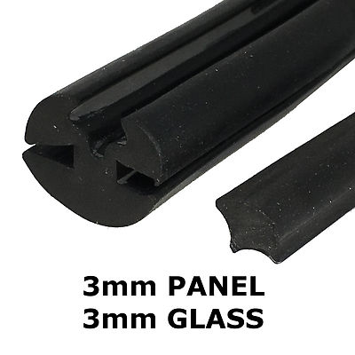 Rubber Window Windscreen Seal 3mm x 3mm with Filler Fillet Strip Price ...