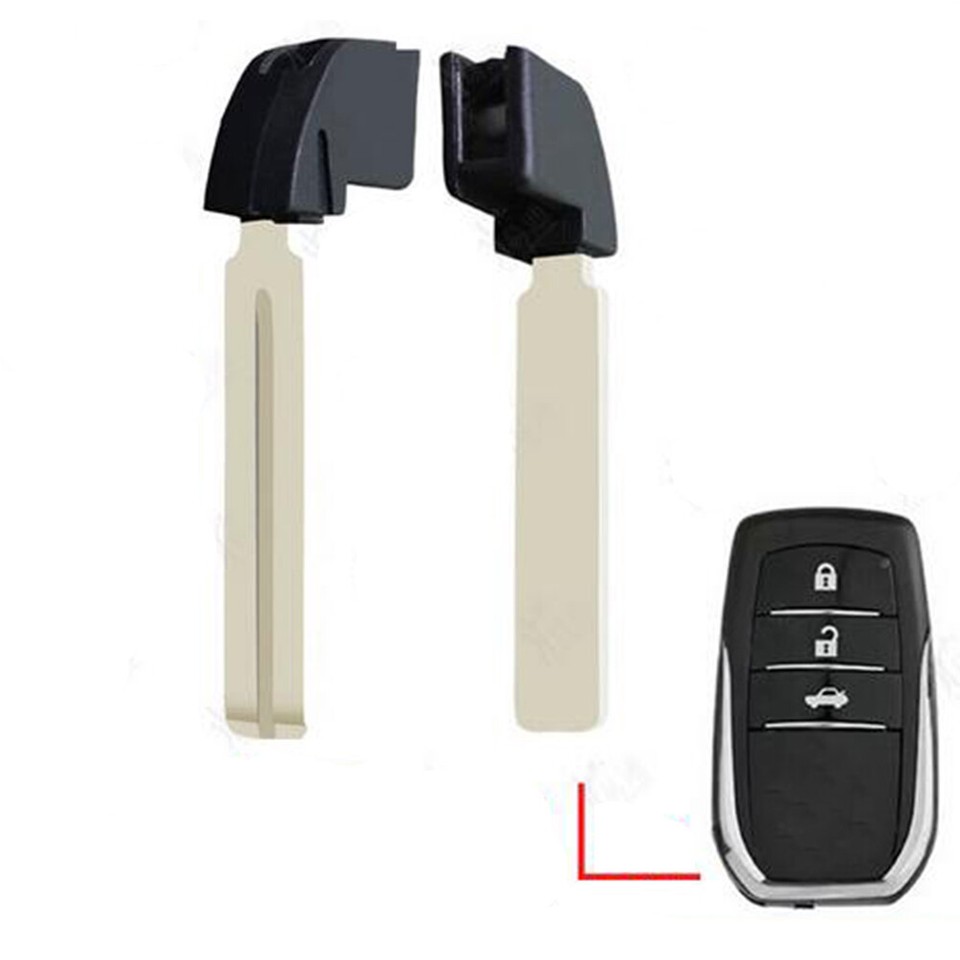 10PCS Smart Emergency Blade Insert Uncut Key Replace for Toyota TOY51 ...