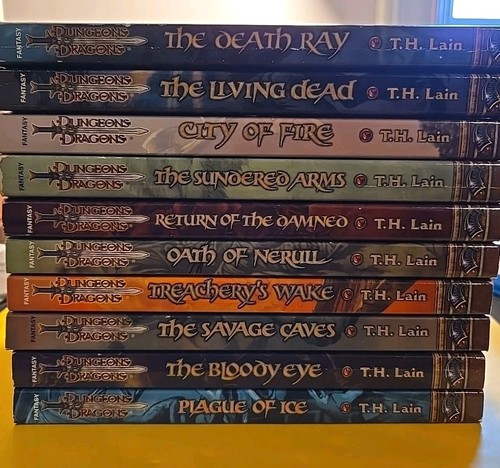 Dungeons And Dragons Novel Book Lot TH Lain All 10 Books! Good ...
