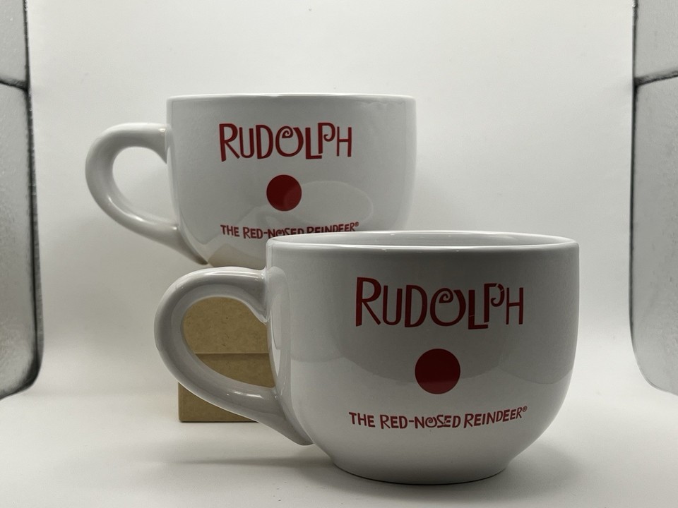 MTY International Co Ltd Rudolph Red-Nosed Reindeer Ceramic Mugs Set of ...