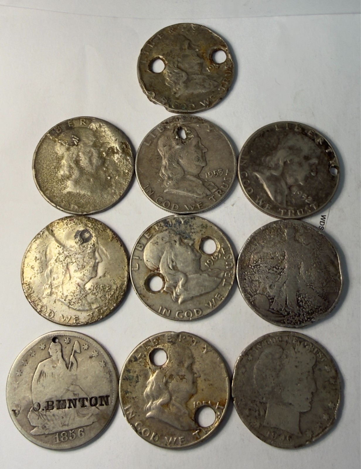 Junk Silver - Lot of 10 Coins -$5 Face Value - 90% Silver | eBay
