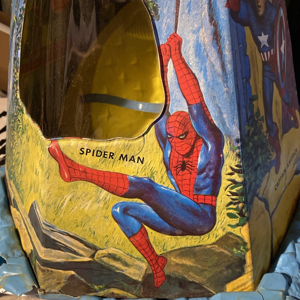1967 IDEAL CAPTAIN ACTION "Dr Evil Sanctuary" RAREST SPIDER-MAN ...