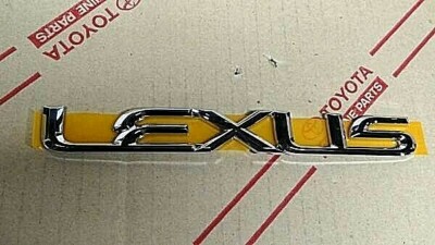 98-07 NEW LEXUS LX470 EMBLEM REAR TRUNK CHROME 99 2002 2003 2004 2005 ...
