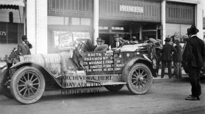 Kissel Kar automobile 1915 Anita King at Princess Theater press photo ...