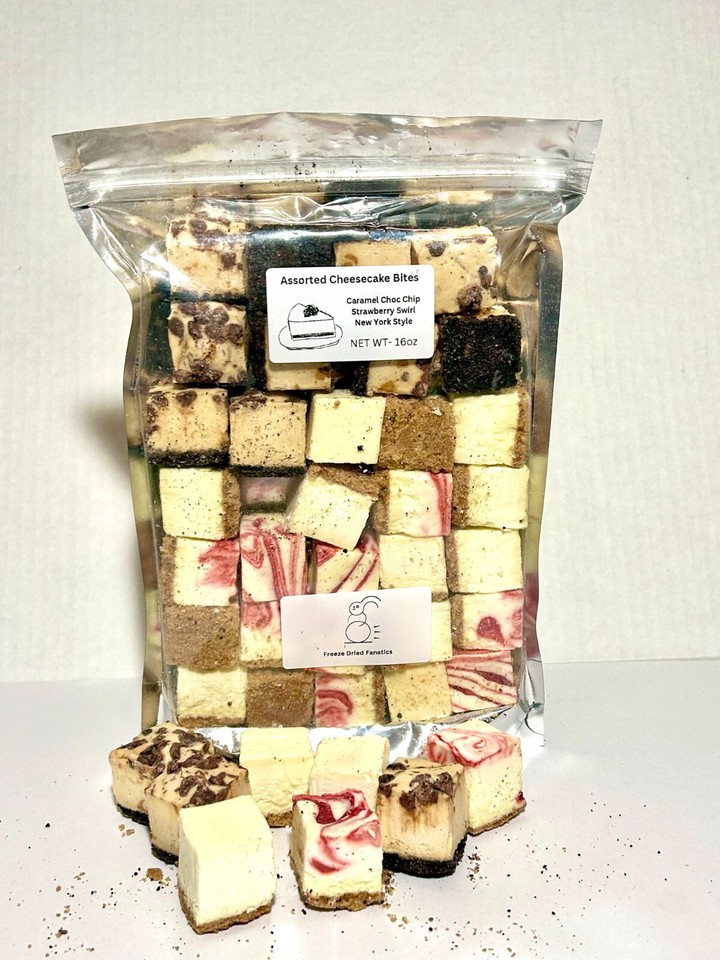 Freeze Dried Cheesecake Members Mark Bulk Choc Strawberry NY Bites ...