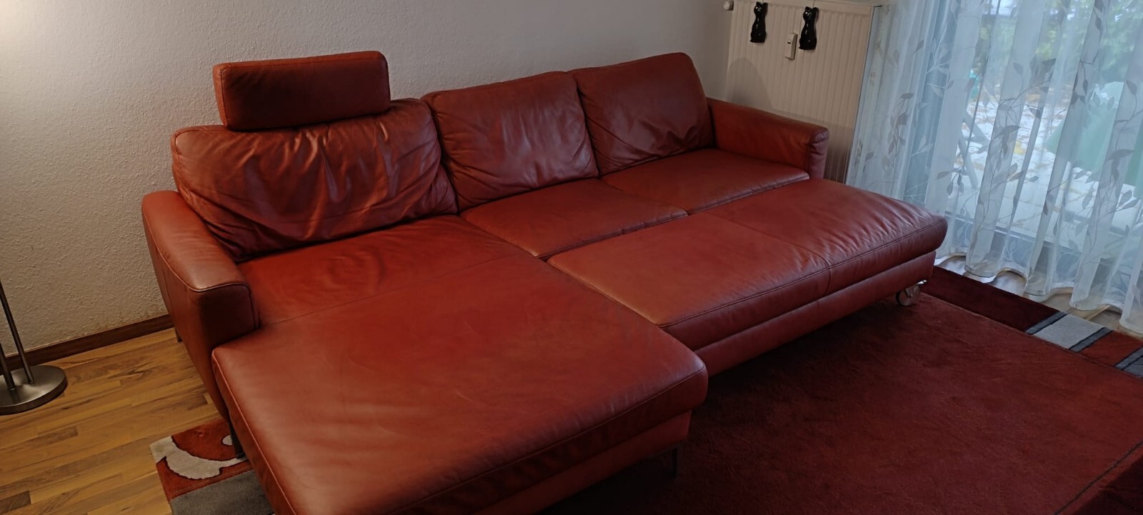ledercouch rot | eBay.de