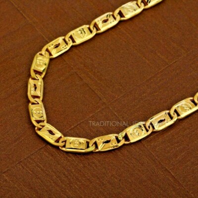22kt yellow gold chain necklace stylish royal design Navabi chain ...
