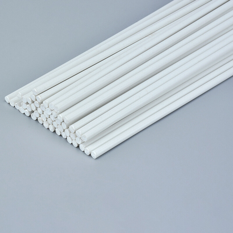 ABS Round Bar Dia 1/2/3/4/5/6mm Styrene Plastic Strips Rod Plasticard ...