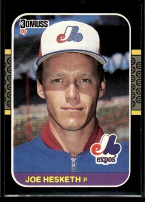 1987 Donruss #134 Joe Hesketh Montreal Expos | eBay