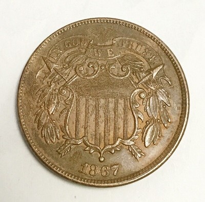 1867 US Two Cent Piece - AU | eBay