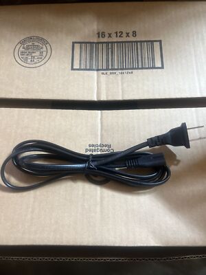 AC Power Cord 2 Prong Cable for PS1 PS2 PS3 Slim PS4, Xbox One, Xbox ...