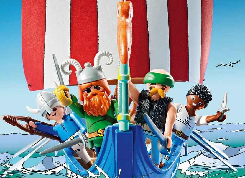 Playmobil Asterix Theme Set 71888 Pirate Ship with Pirates NEW NO BOX ...