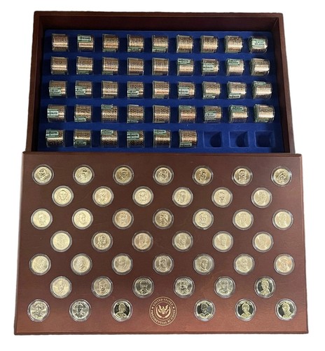 U.S. Presidential $1 Collection Case with 633 coins | eBay