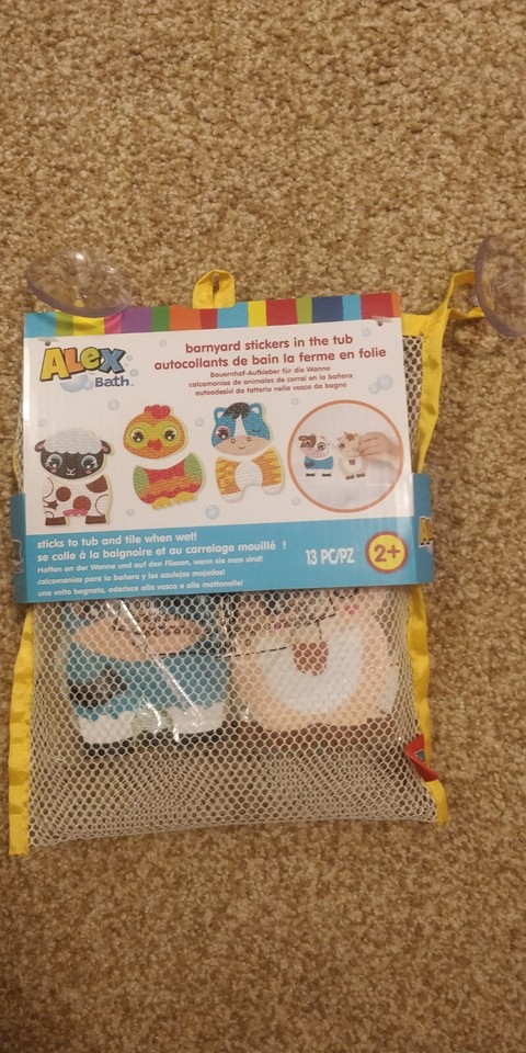 Alex Bath - Mix & Match Barnyard Stickers In The Tub | eBay