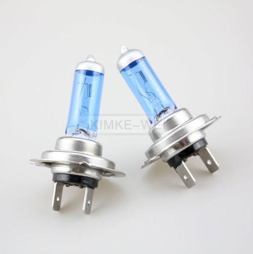 2x 12V H7 XENON SUPER WHITE BULBS HALOGEN BULB HEADLAMP LIGHT DIPPED ...