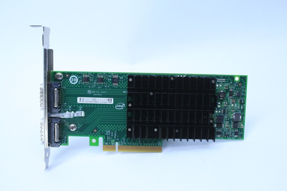 INTEL EXPX9502CX4 10 GIGABIT DUAL PORT CX4 SERVER ADAPTER PCI-E 3-3 T7 ...