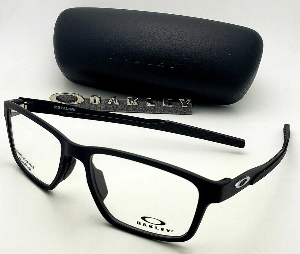 New Oakley Reading Glasses METALINK OX8153-0155 55-17 Satin Black ...