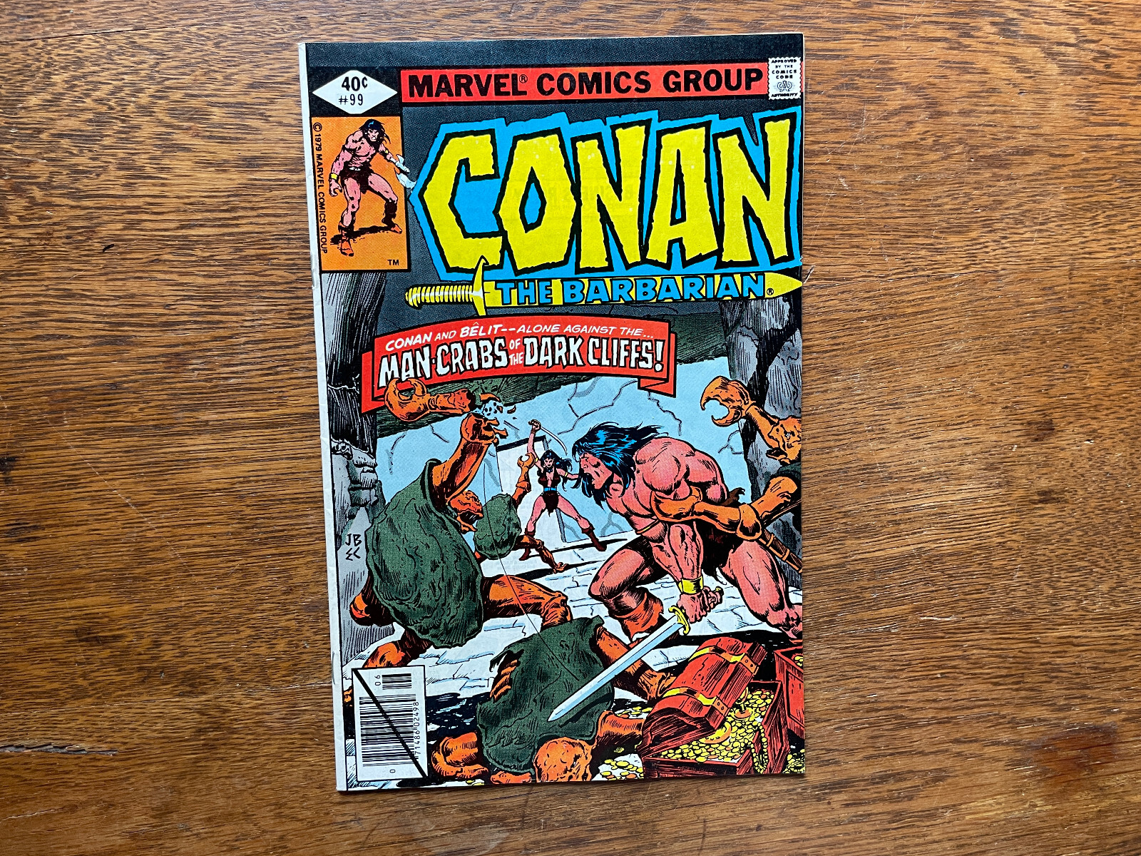 1979 MARVEL COMIC BOOK CONAN THE BARBARIAN 99 FINE MAN CRABS OF THE ...